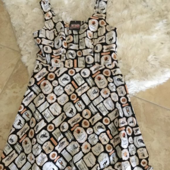 Retrolicious | Dresses | Retrolicious Spooky Print Dress Size 2x New ...